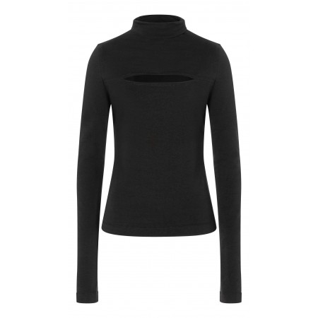 Patron Burda 5774 - T-shirt col cheminée et ouverture poitrine