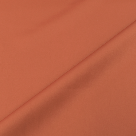 Tissu satin - terracotta