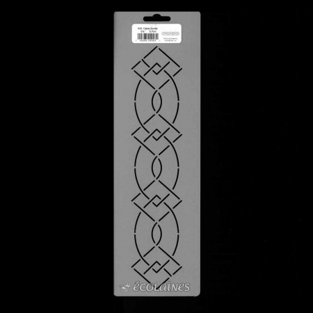 Stencil de patchwork - Cable border