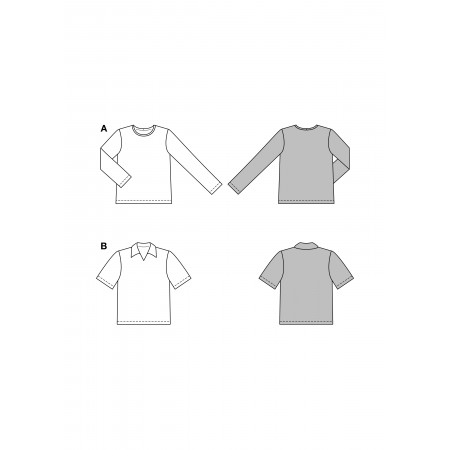 Patron Burda 5641 - Vareuse ou t-shirt