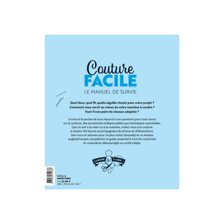 Livre - Couture facile, le manuel de survie