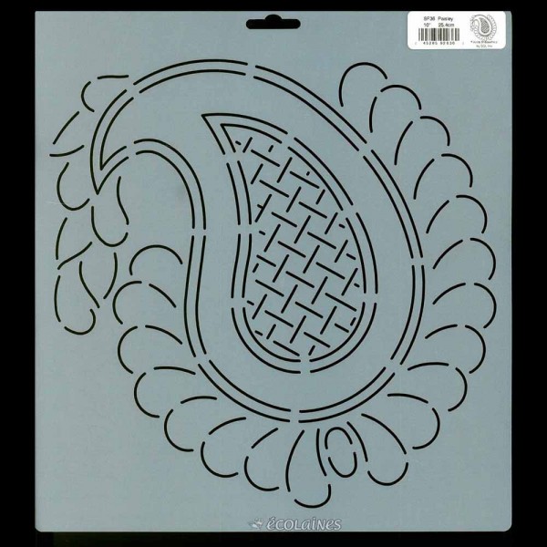 Stencils de patchwork - Matelassage de patch avec gabarits - Écolaines