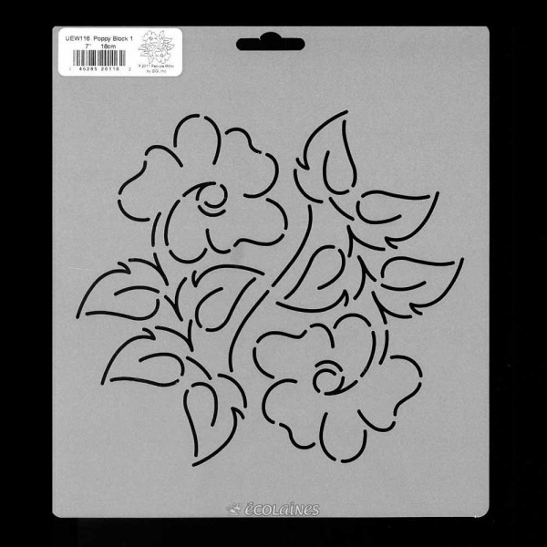 Stencils de patchwork - Matelassage de patch avec gabarits - Écolaines