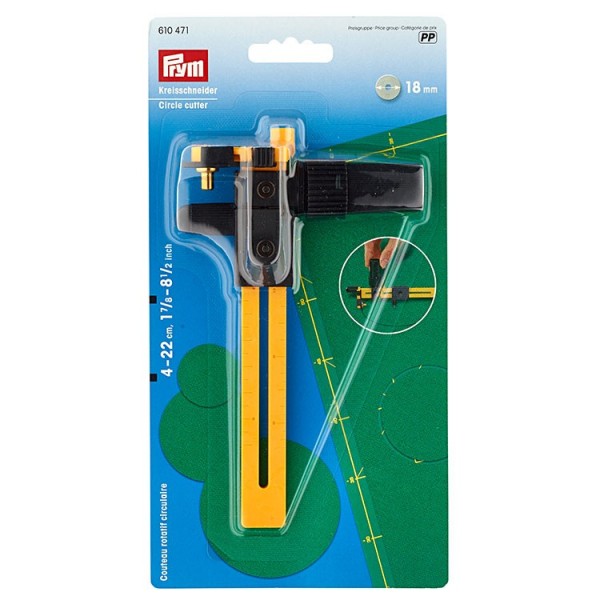 Cutter rotatif compas circulaire 18mm