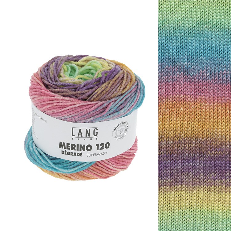 Merino 120 degradé de Lang Yarns - Écolaines
