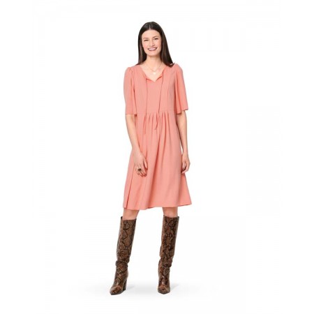 Patron Burda 6129 - Robe ou tunique à fronces
