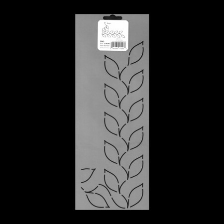 Stencil de patchwork - Fern border (avec coin)