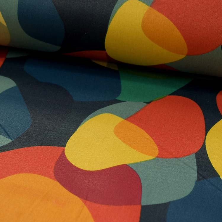 Tissus coton enduits pour nappes et sacs