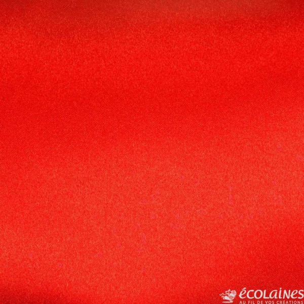 Tissu doublure satin Rouge