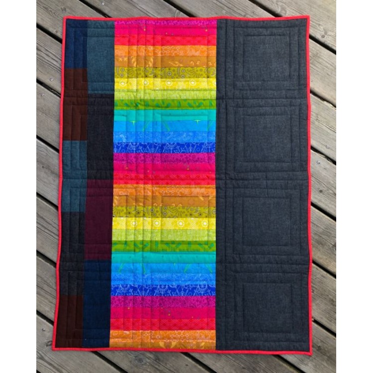 Kit de patchwork - Pile ou face - Création originale Ecolaines