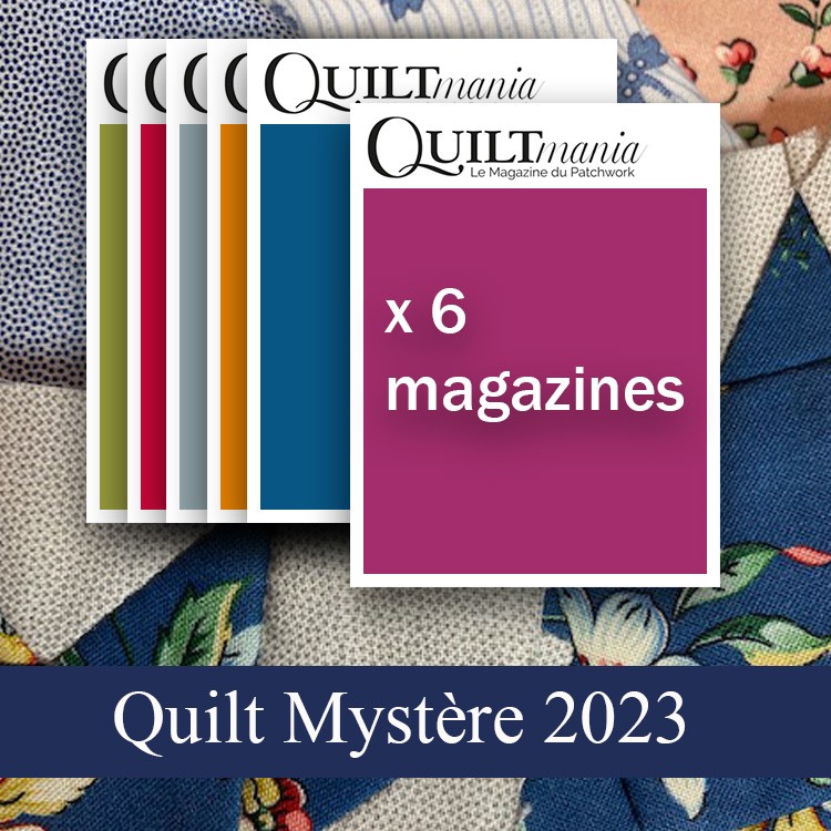 Quilt mystère 2023 Mathilde par Susan Smith, avec Quiltmania
