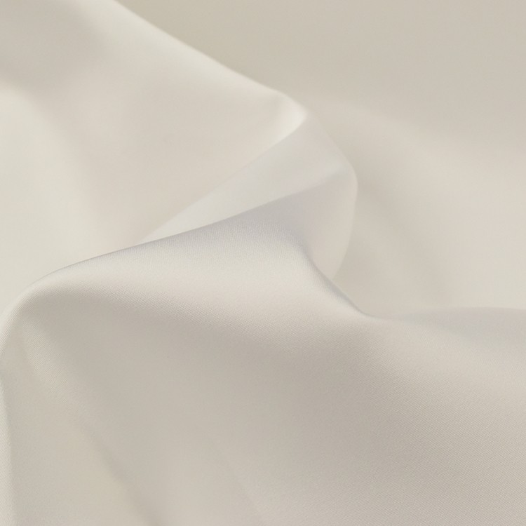 Tissu satin - Blanc