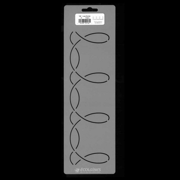 Stencil de patchwork - Loop border