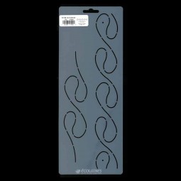 Stencil de patchwork - Swirls border