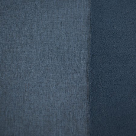 Tissu Soft Shell - Chiné marine