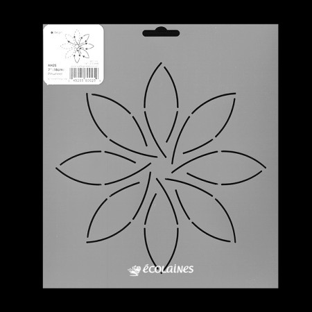 Stencil de patchwork - Pinwheel