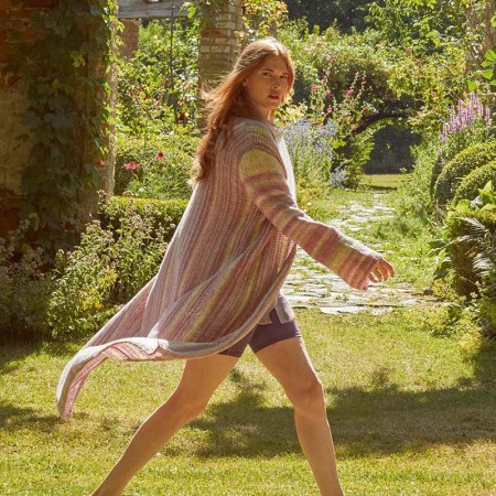 Kit de tricot - Veste Najra - Secret garden