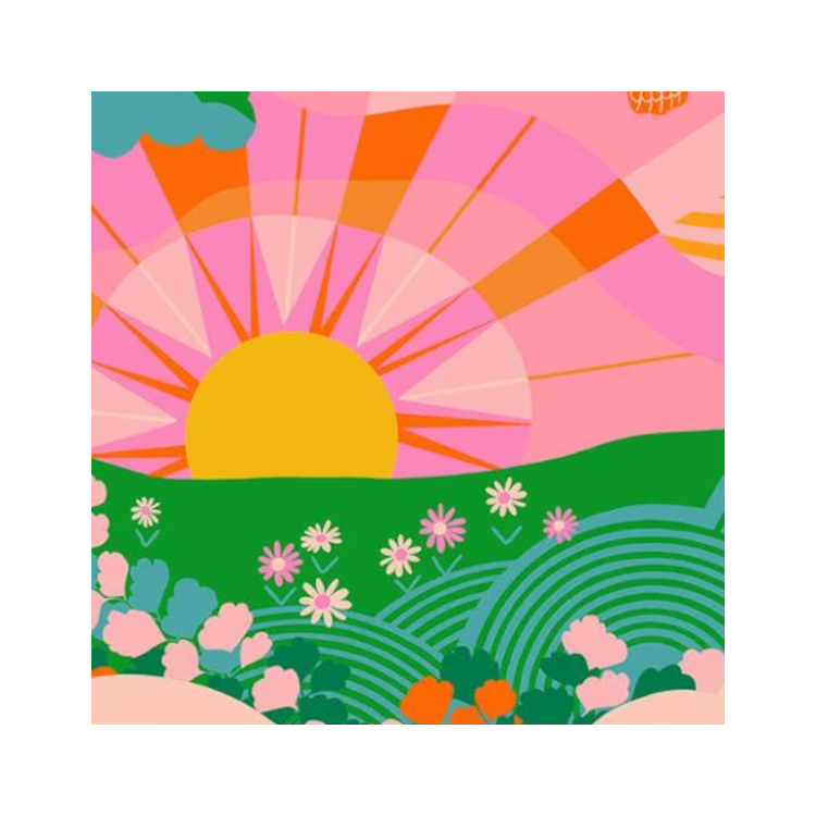 Tissu Ruby Star Society - Rise and shine - Hello sunshine June