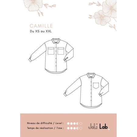 Patron Joli Lab - Chemise Camille - Écolaines
