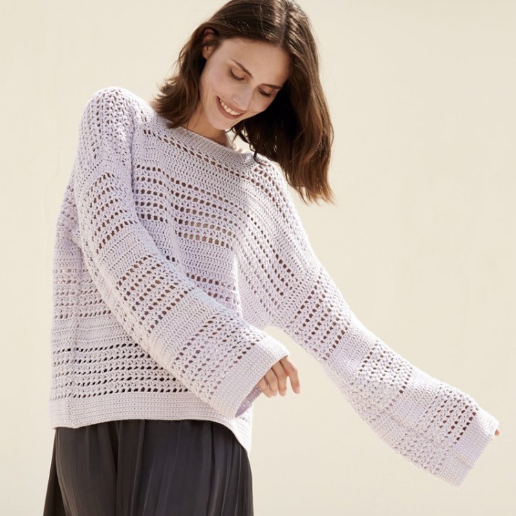 Kit de crochet - Pull ajouré - Dama