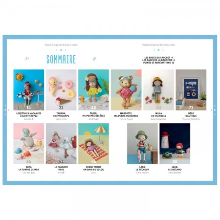 Livre - Poupées & amigurumis de la mer au crochet