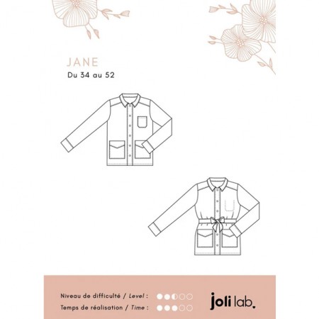 Patron Joli Lab - Veste jane - Écolaines