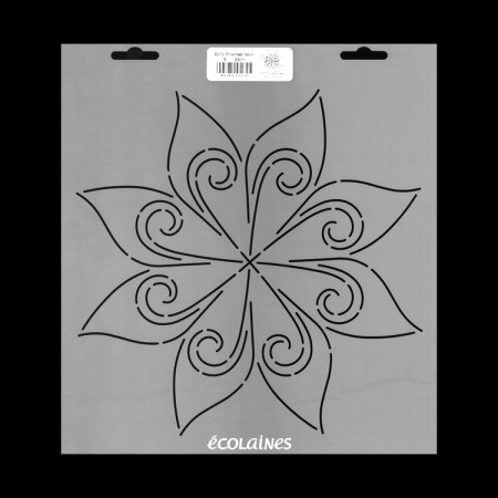 Stencil de patchwork - Pinwheel Swirl